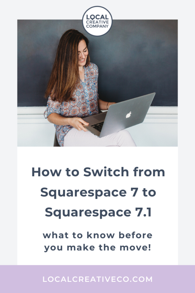 Switch Template Squarespace