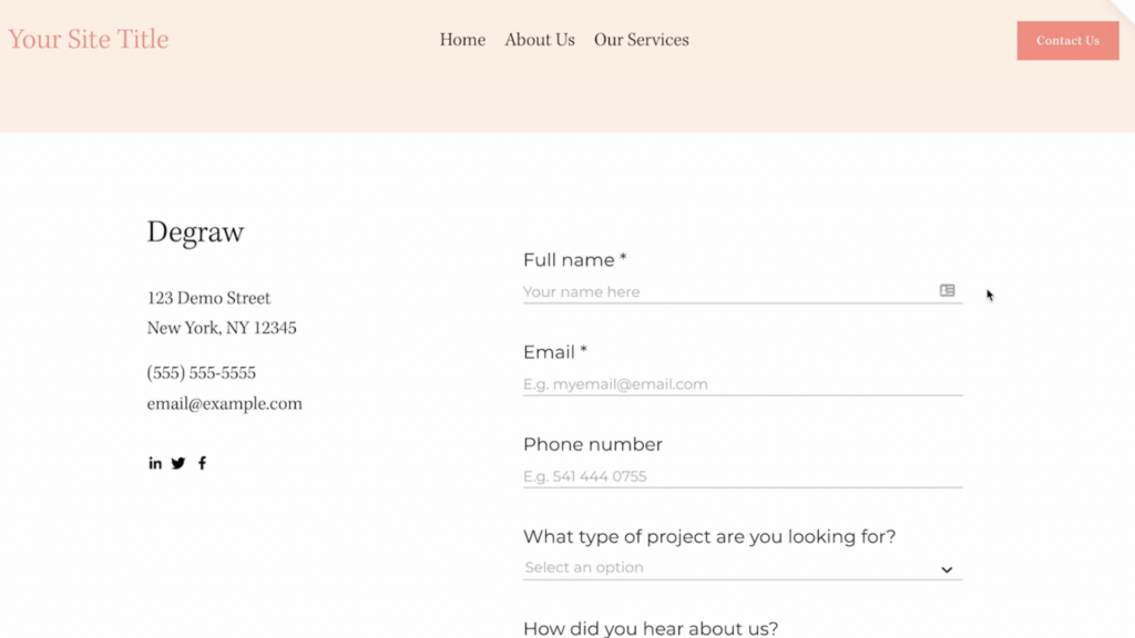 How To Embed A Honeybook Contact Form On Your Website Local Creative Co
