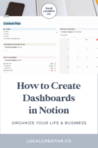 How to Create a Simple Dashboard in Notion Using Databases