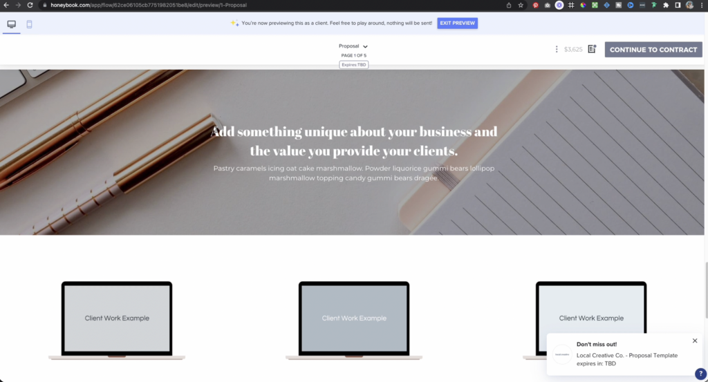 How To Create A Honeybook Proposal Template Or Access Mine 