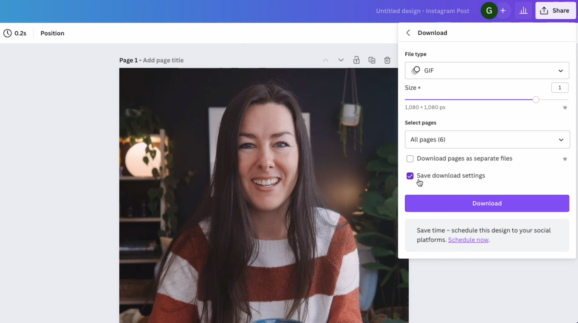 How to Turn Yourself into an Animated GIF in Canva | Local Creative
